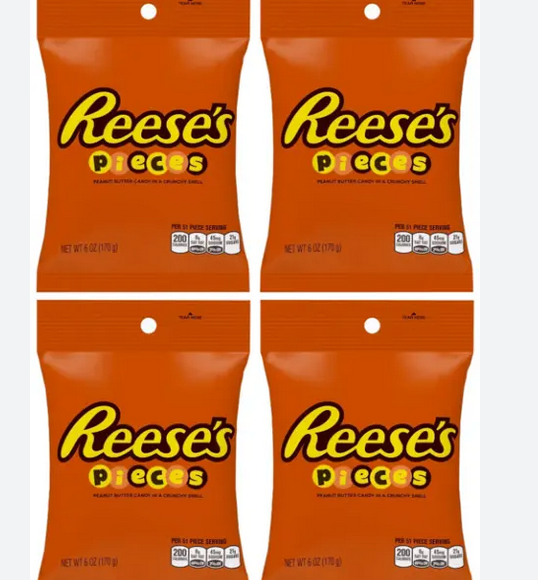 Reese's Pieces Peanut Butter Candy In A Crunchy Shell 170g | The Lolly Barn