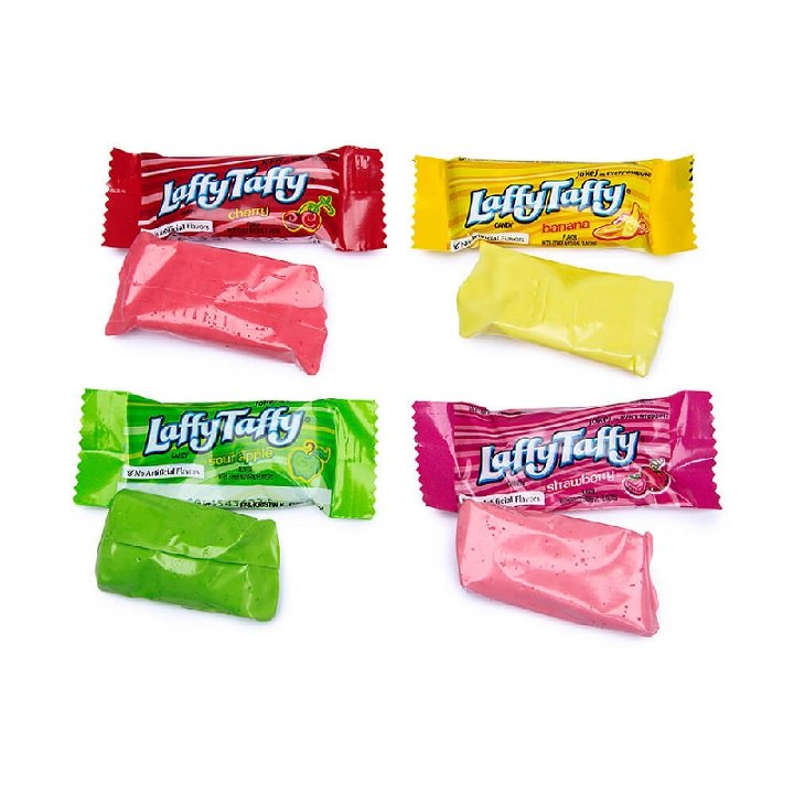 Laffy Taffy Minis Candy Bars Flavours Sour Apple Cherry Strawberry Ban