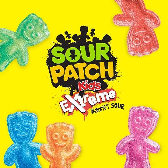 Sour Patch Kids Extreme Sour Soft and Chewy Gummy Gummi Candy 113g ...