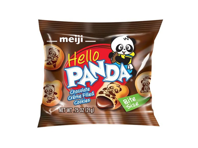 Meiji Hello Panda Biscuits With Chocolate Flavoured Filling 21g Packet ...
