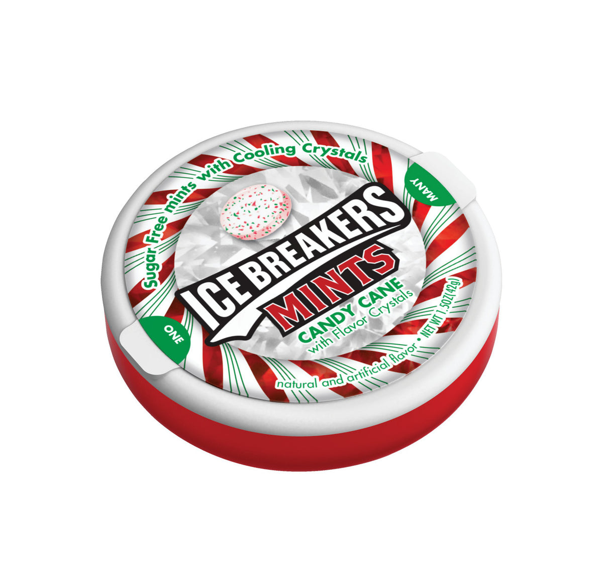 Ice Breakers Mints Candy Cane Sugar Free Mints 42g | The Lolly Barn