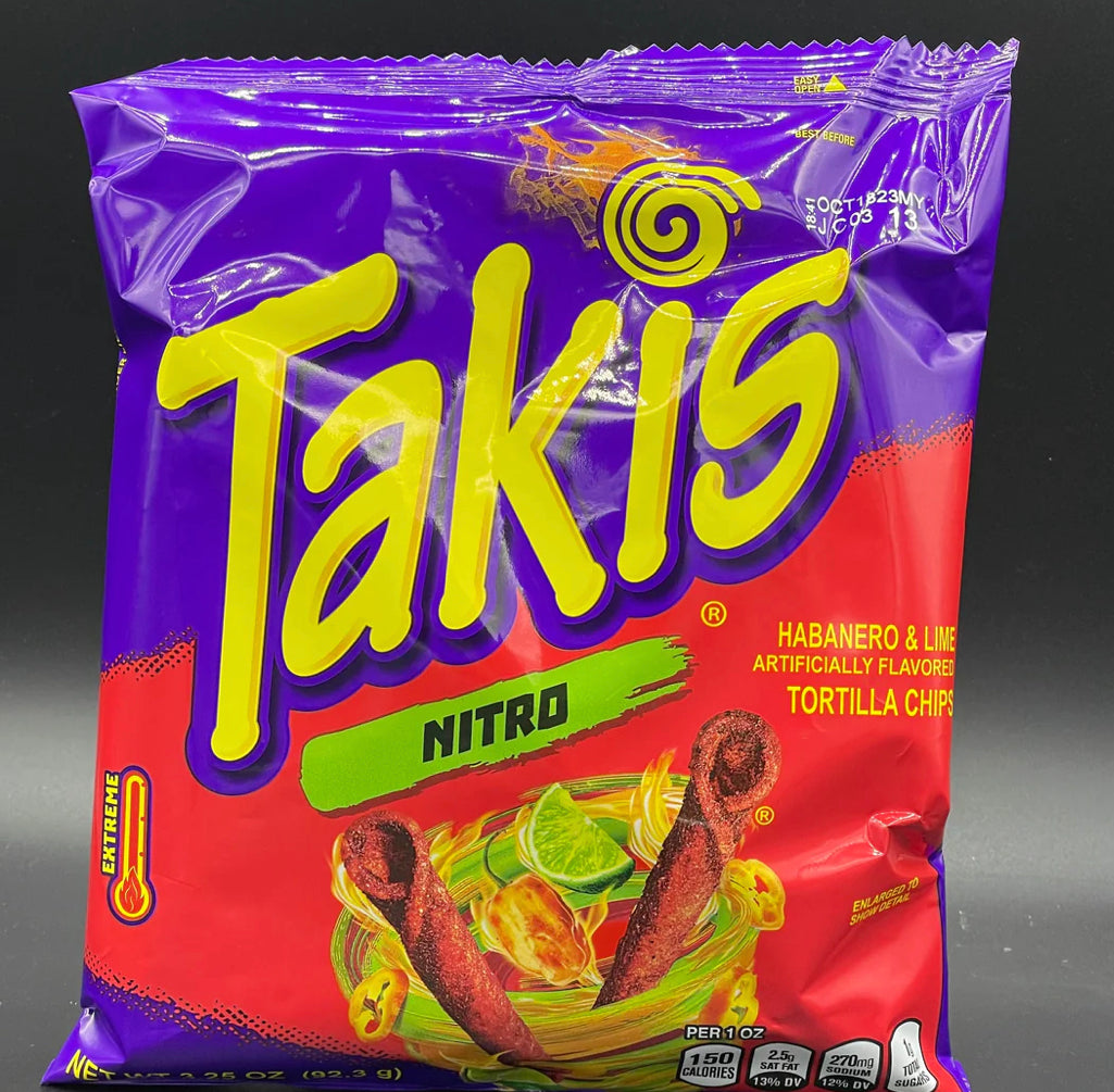 Takis Nitro Habanero & Lime 92g BBD: 17/01/24 | The Lolly Barn