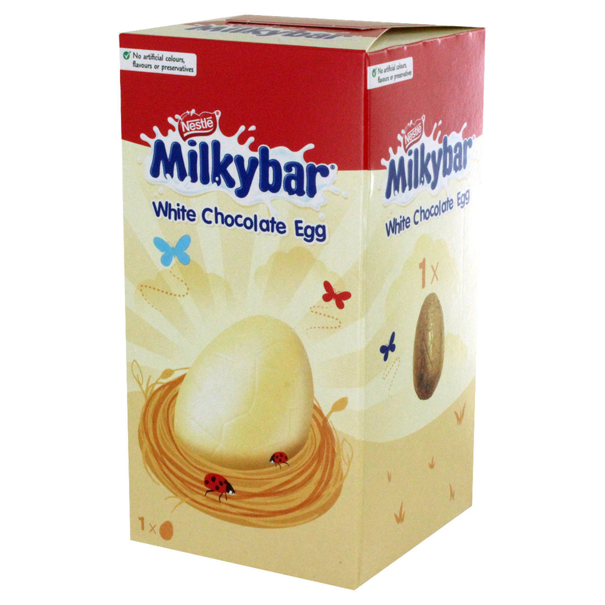 UK Nestle Milky Bar White Chocolate Egg Gift Box 65g BBD: 30/07/24 ...