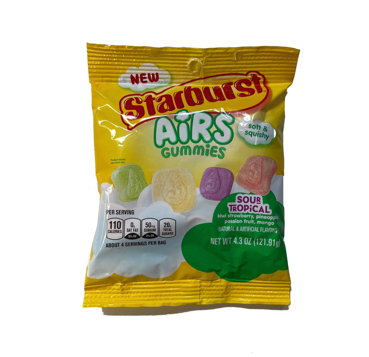 Starburst Airs Gummies Sour Tropical Gummy Candy 121g – The Lolly Barn