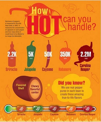 Bean Boozled Jelly Belly Jelly Beans Fiery Five Hot Spicy Chilli 45g ...