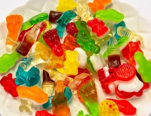Trolli Gummy Gummi Groovy Mix Gluten Free 100g bag | The Lolly Barn