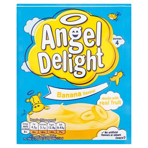 UK Angel Delight Banana Flavour Dessert Mix 59g Sachet | The Lolly Barn