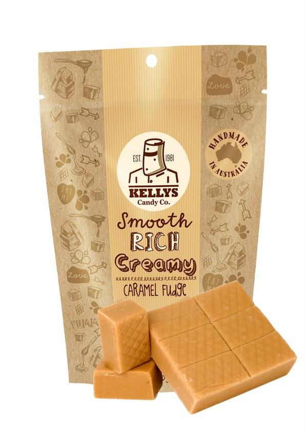 Kellys Candy Co Caramel Fudge 180g – The Lolly Barn