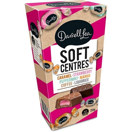 Darrell Lea Soft Centre Chocolates Gift Box 255g | The Lolly Barn