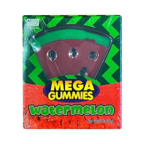 Mega Giant Gummies Gummy Gummi Watermelon Slice 600g BBD: 15/02/24 ...