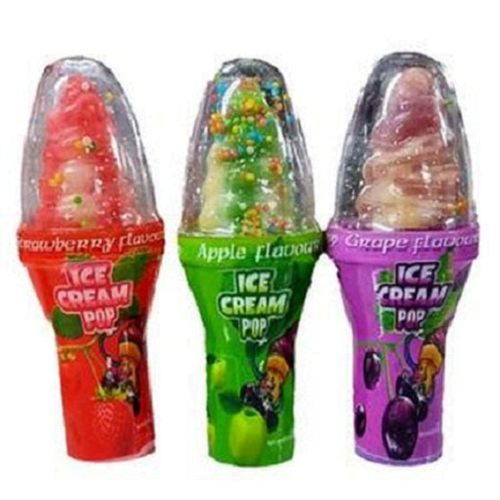 Ice Cream Pop Lollipop with Dipping Sherbet Gluten Free 27g | The Lolly ...