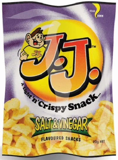 JJs Salt & Vinegar Snacks 20g – The Lolly Barn
