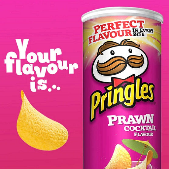 Pringles UK Prawn Cocktail Flavour Crisps Chips Snack 165g – The Lolly Barn