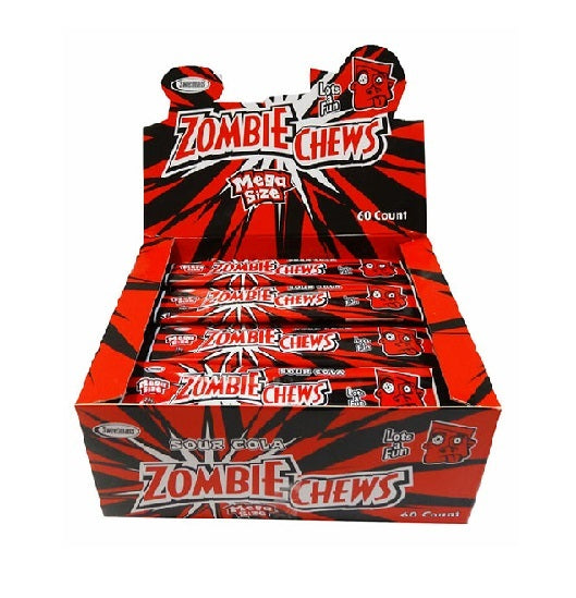 Zombie Chews Sour Cola Flavoured Bar Gluten Free 28g | The Lolly Barn